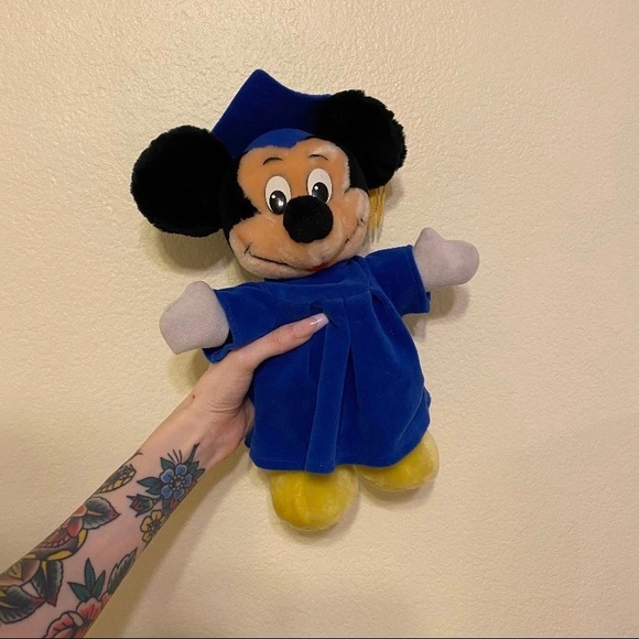 Disney | Other | Vintage Grad Mickey Mouse Plush | Poshmark